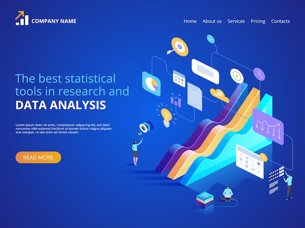 Premium Vector | The best statistical tools in research and data ... Premium Vector | The best statistical tools in research and data ...