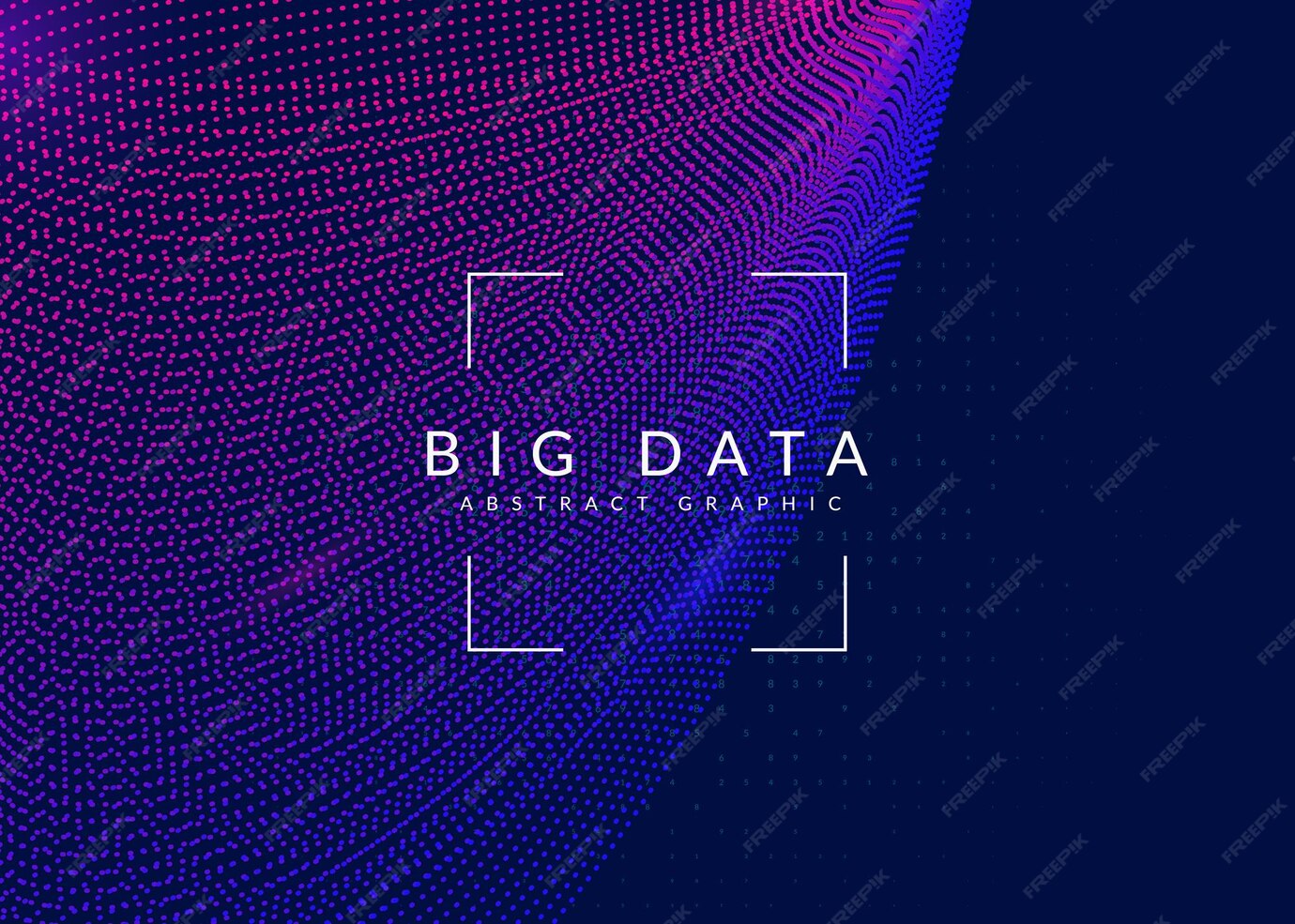 Premium Vector | Big data background. technology for visualization ...