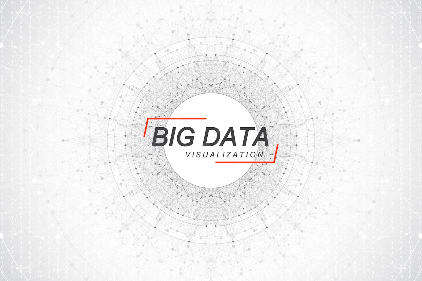 Premium Vector | Big data visualization. big data machine learning algorithms. data array ...