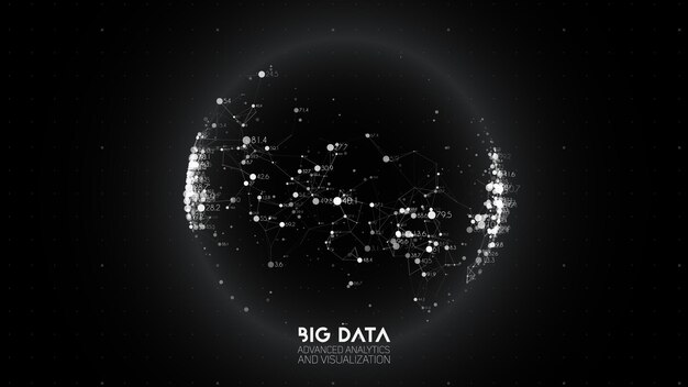 Free Vector | Big data visualization. futuristic infographic. information aesthetic design ...