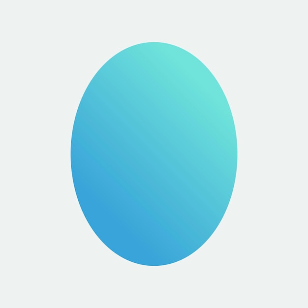 Free Vector | Blue gradient oval geometric shape vector Free Vector | Blue gradient oval geometric shape vector