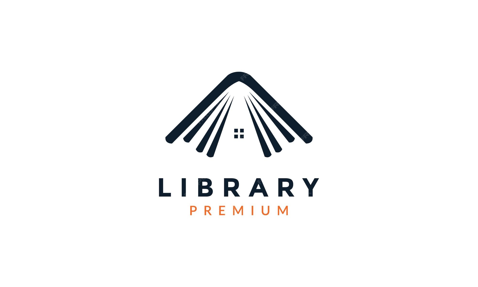 Premium Vector | Book library with home house roof modern logo vector ... Premium Vector | Book library with home house roof modern logo vector ...
