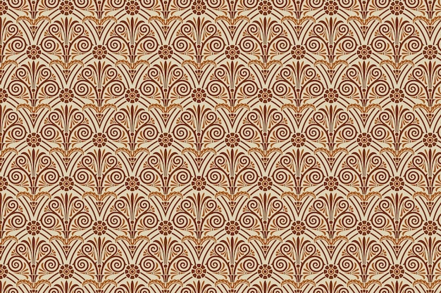 Free Vector | Greek key seamless pattern background vector Free Vector | Greek key seamless pattern background vector