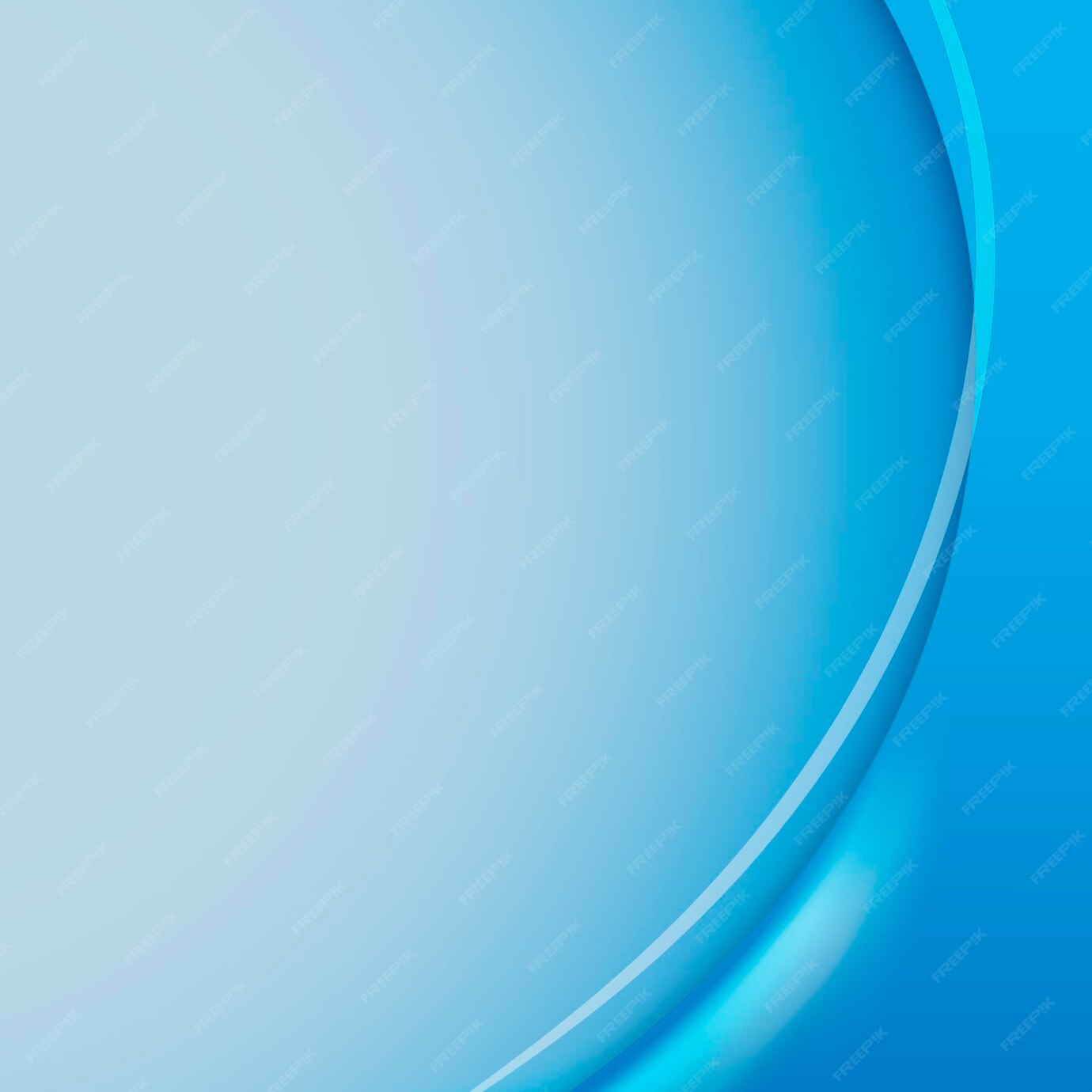 Free Vector | Cerulean blue curve frame template vector Free Vector | Cerulean blue curve frame template vector