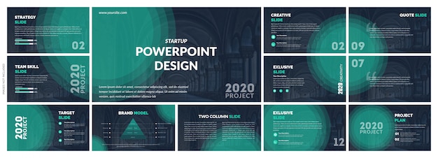 Premium Vector | Corporate creative slides template Premium Vector | Corporate creative slides template