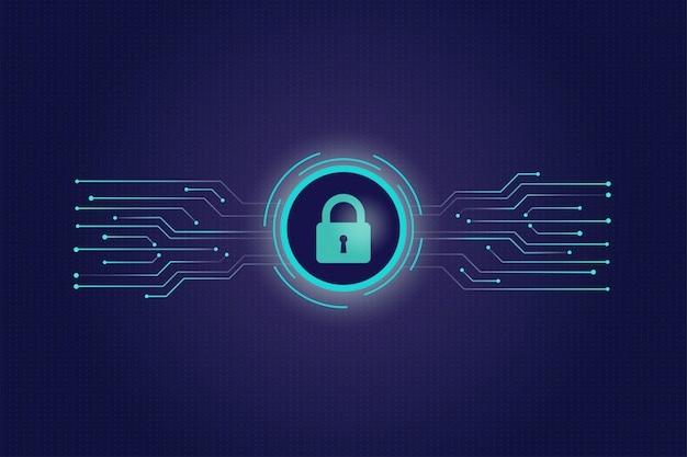 Premium Vector | Cyber security concept Premium Vector | Cyber security concept