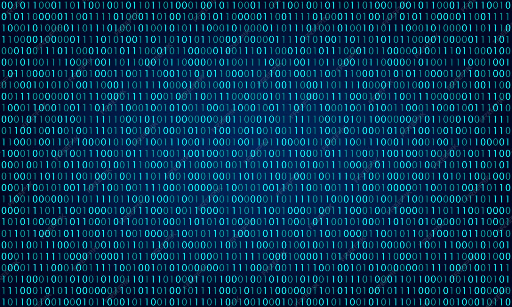 Premium Vector Digital Binary Code Background Matrix Style Program
