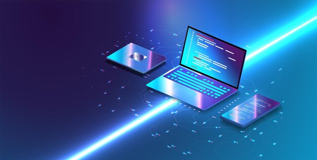 Free Vector | Technology background