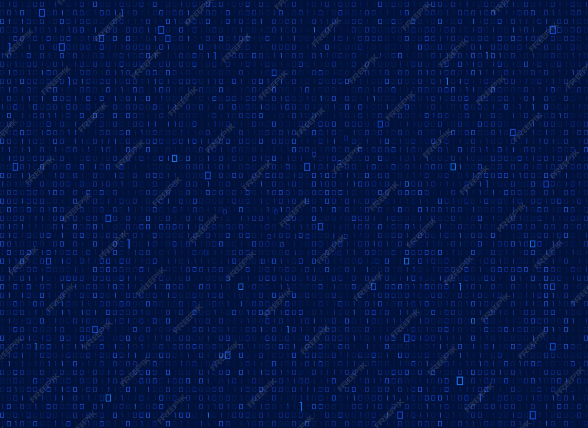 Premium Vector | Digital technology background binary code program ...