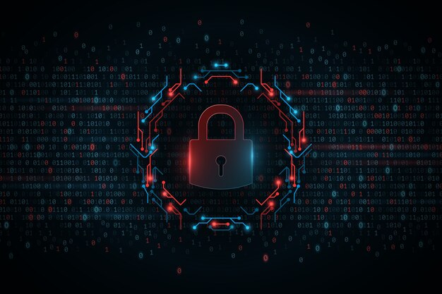 Premium Vector | Binary code background with software programming