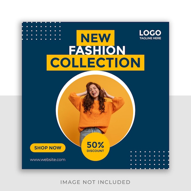 Premium Vector Fashion Sale Instagram Feed Social Media Post Template