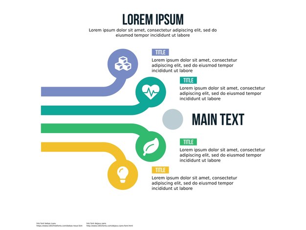 Premium Vector | Four infographic template for presentation Premium Vector | Four infographic template for presentation