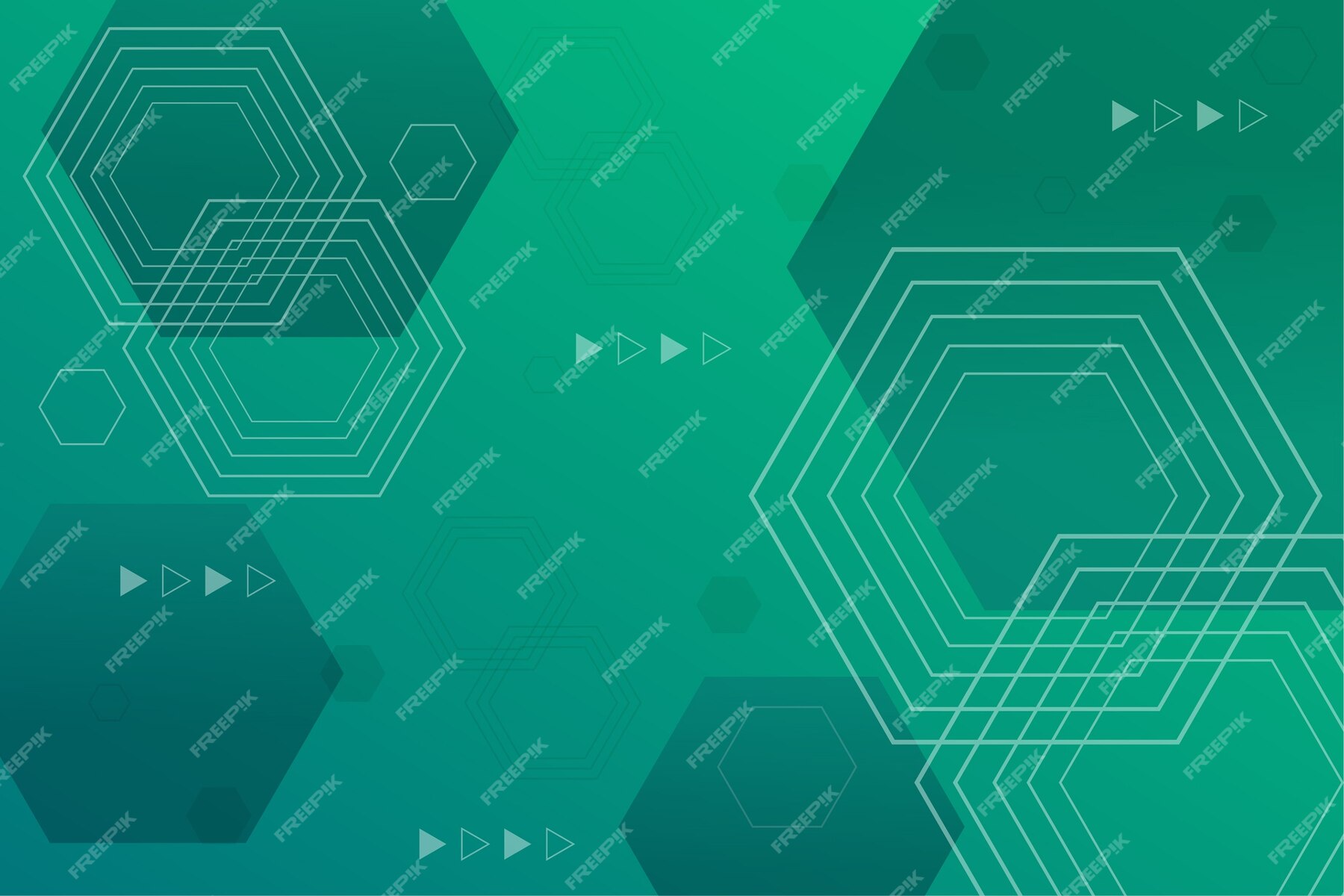 Free Vector | Geometric abstract green background Free Vector | Geometric abstract green background