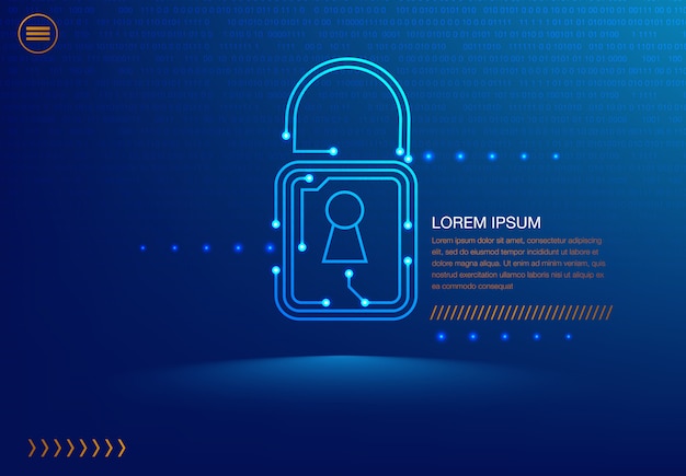 Premium Vector | Global network security Premium Vector | Global network security