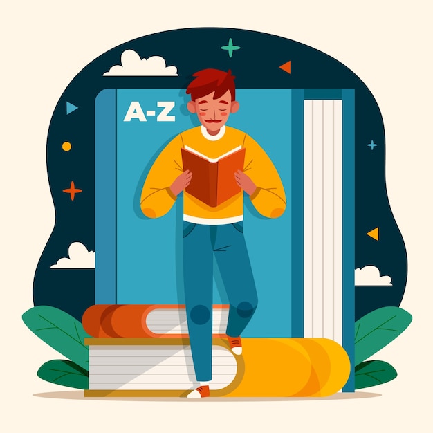 Free Vector | Hand drawn glossary illustration Free Vector | Hand drawn glossary illustration