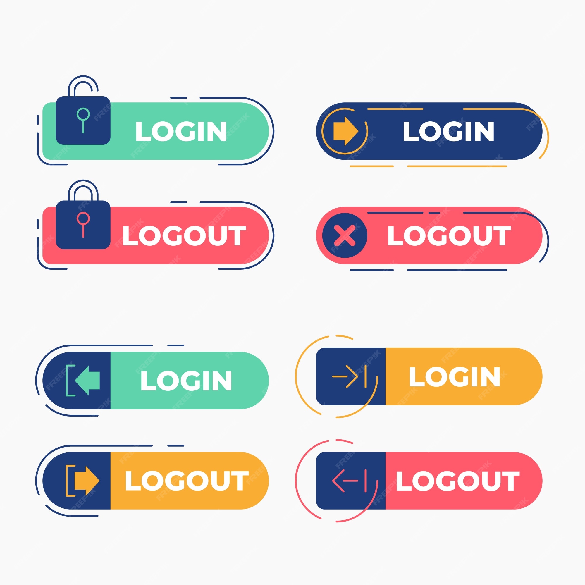 Login Logout Button Login Logout Button
