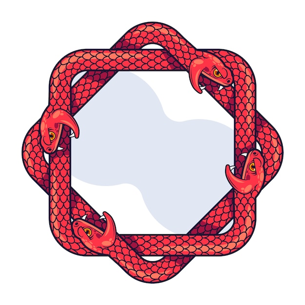 Free Vector | Hand drawn ouroboros illustration Free Vector | Hand drawn ouroboros illustration
