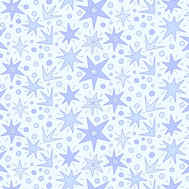 Premium Vector | Hand drawn star pattern design Premium Vector | Hand drawn star pattern design