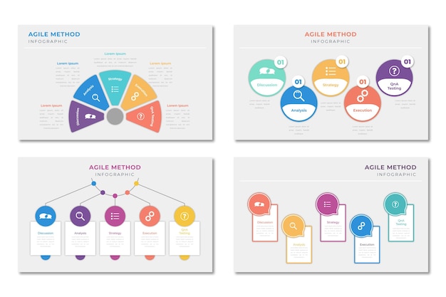 Free Vector | Agile infographic template Free Vector | Agile infographic template