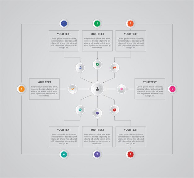 Premium Vector | Infographic business template Premium Vector | Infographic business template