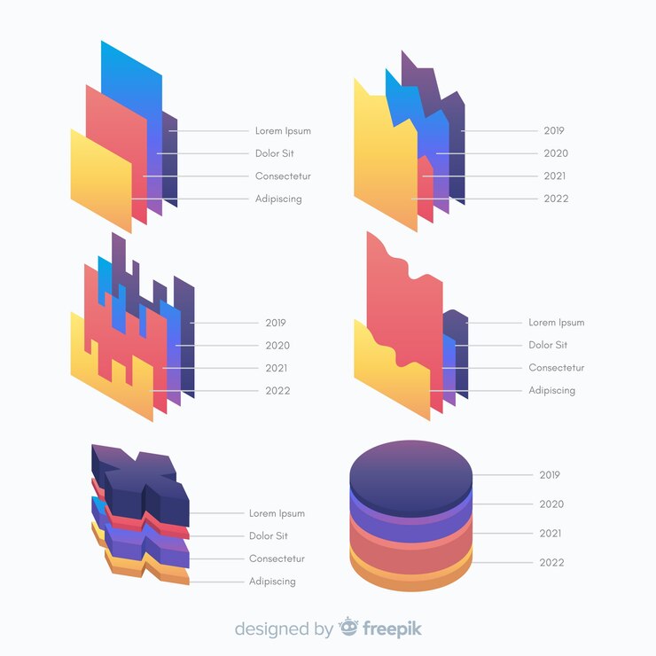 Free Vector | Isometric infographic elements template Free Vector | Isometric infographic elements template