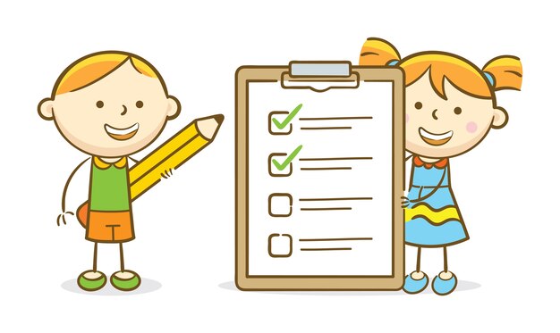 Premium Vector | To-do list checking Premium Vector | To-do list checking