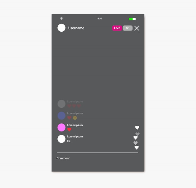 Premium Vector | Live streaming vector Premium Vector | Live streaming vector