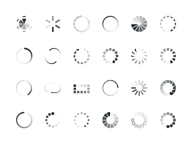 Premium Vector | Loading bar for ui and ux design.