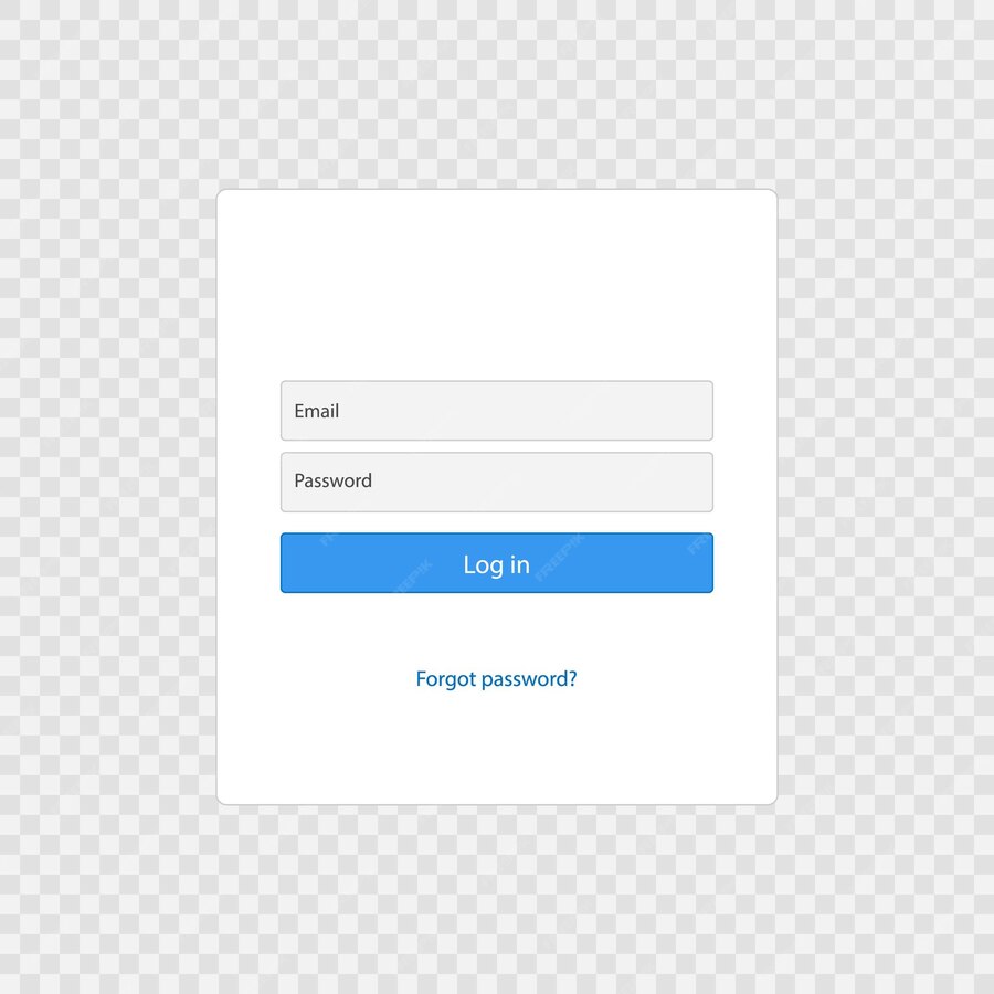 Premium Vector | Login form page template Premium Vector | Login form page template