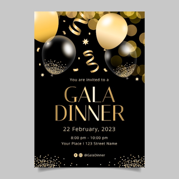 Gala Dinner Invitation Card Template Free - Infoupdate.org Gala Dinner Invitation Card Template Free - Infoupdate.org