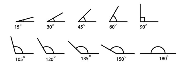 Free Vector | Mathematics Angles Collection 30 45 60 90 120 150 180 270 ... Free Vector | Mathematics Angles Collection 30 45 60 90 120 150 180 270 ...