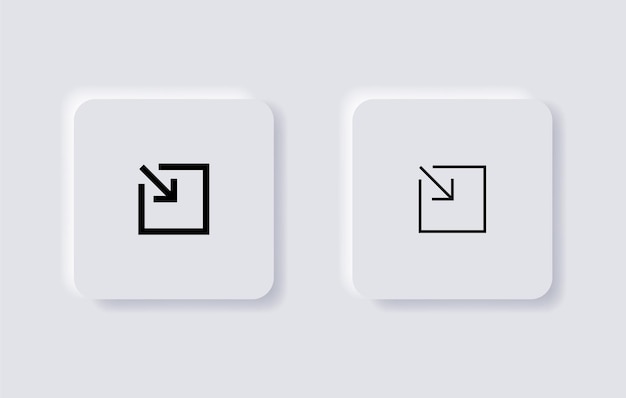 Premium Vector | Minimize icon rally compact size small scale arrow ... Premium Vector | Minimize icon rally compact size small scale arrow ...