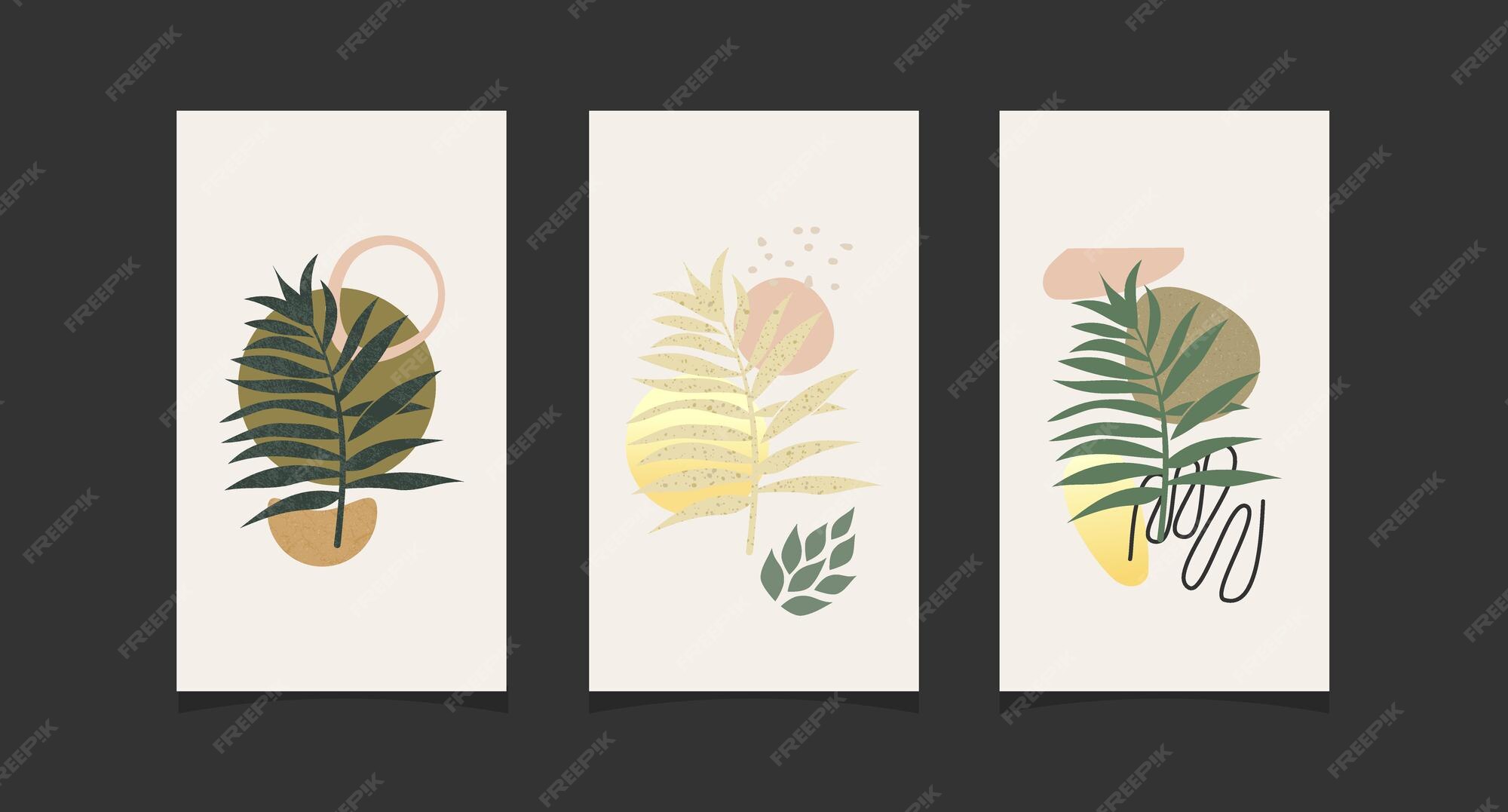 Premium Vector | Modern boho abstract trendy background design Premium Vector | Modern boho abstract trendy background design
