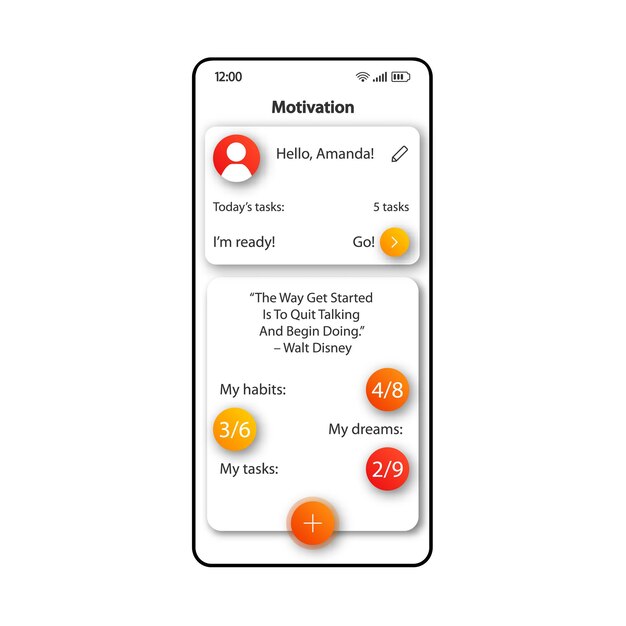 Premium Vector | Metronome application settings smartphone interface ...