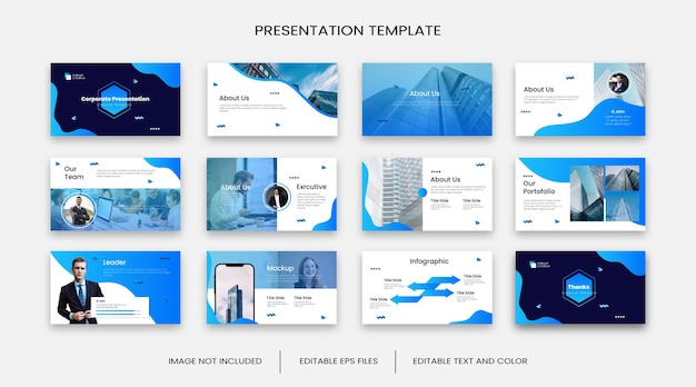 Premium Vector | Business slide powerpoint presentation template design Premium Vector | Business slide powerpoint presentation template design