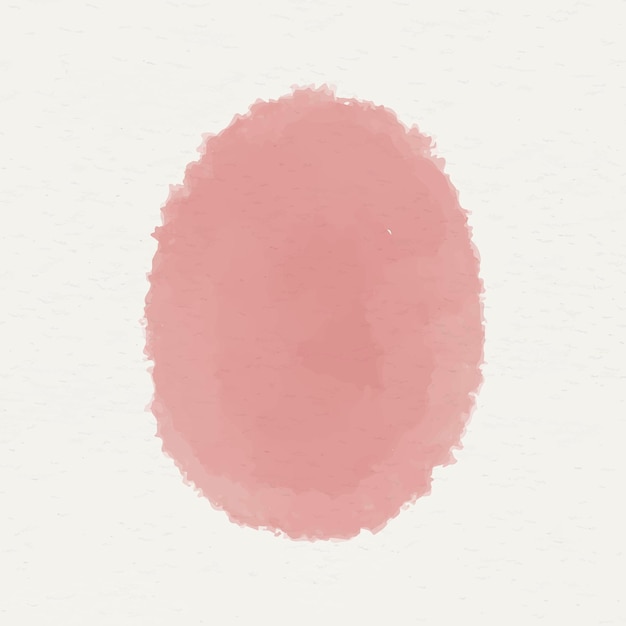 Free Vector | Pink watercolor oval geometric shape vector Free Vector | Pink watercolor oval geometric shape vector
