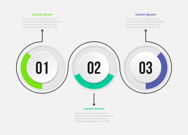 Premium Vector | Presentation infographic template Premium Vector | Presentation infographic template