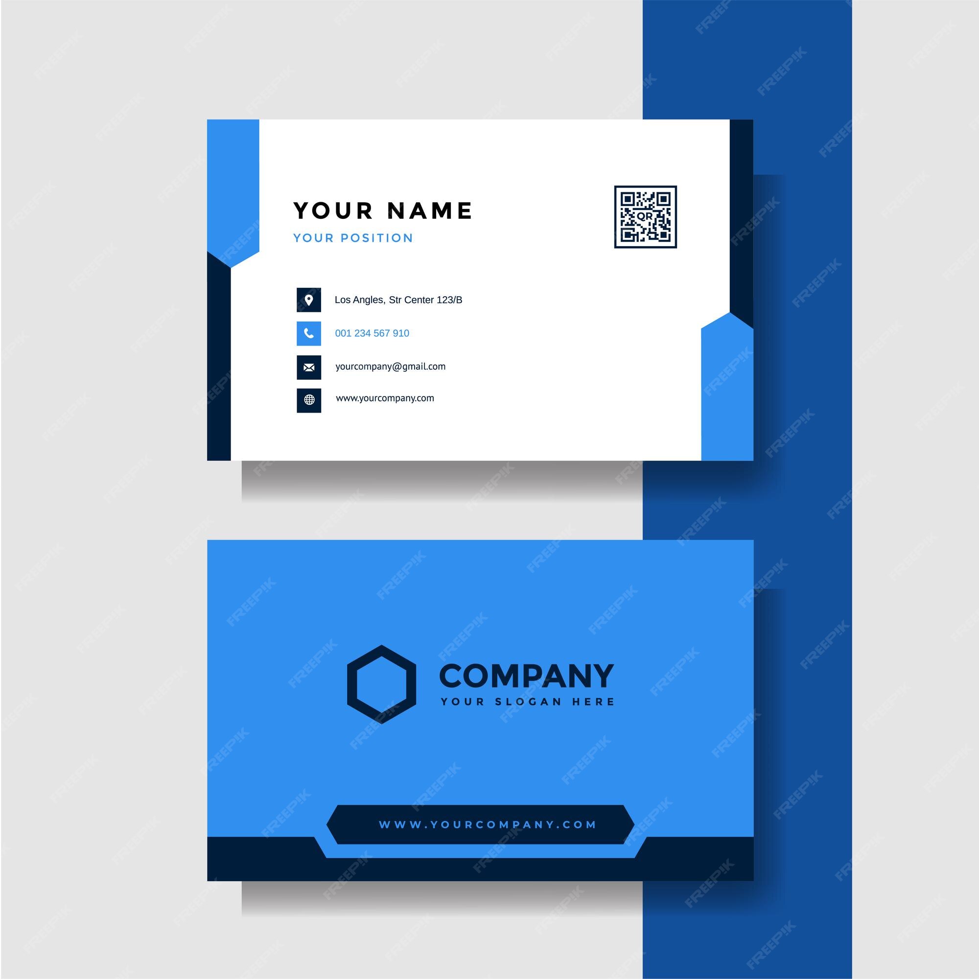 Premium Vector | Professional creative business card vector template Premium Vector | Professional creative business card vector template