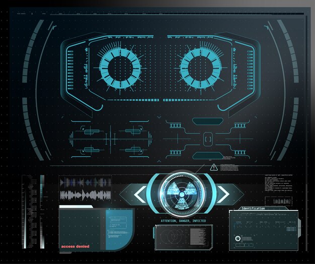 Premium Vector | Quantum computer, large data processing, database concept.cpu isometric banner ...