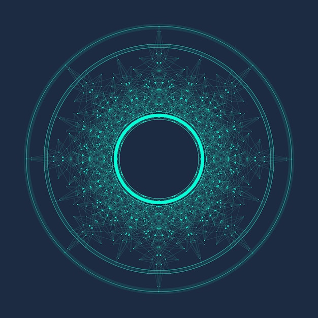 Premium Vector | Quantum computing concept deep learning artificial ...