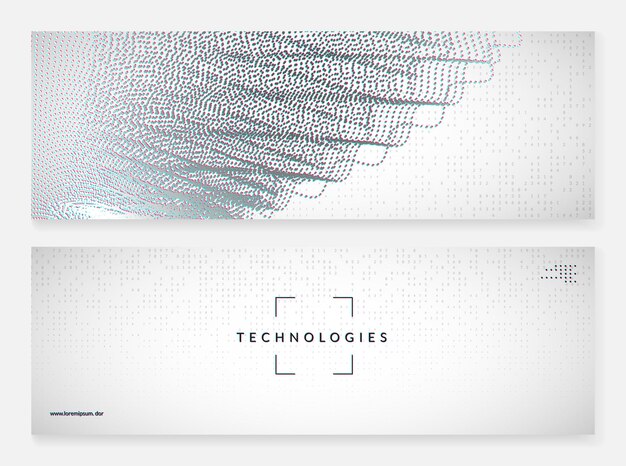 Premium Vector | Abstract fiction vector illustration quantum computer ...