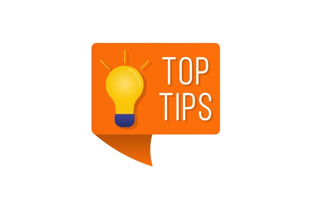 Premium Vector | Quick tips solution design template Premium Vector | Quick tips solution design template