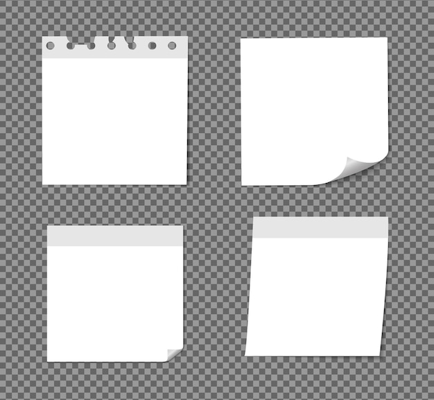 Premium Vector | Realistic sticky notes isolated Premium Vector | Realistic sticky notes isolated