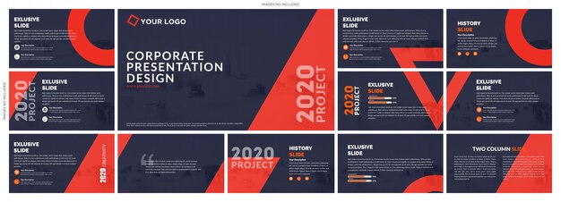 Premium Vector | Creative slides template for fashion presentation Premium Vector | Creative slides template for fashion presentation