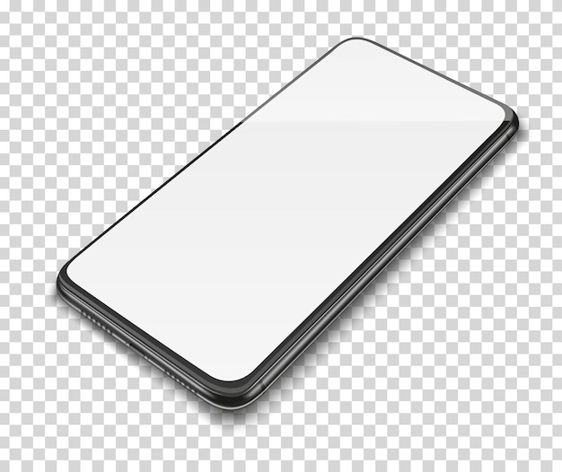 Premium Vector | Smartphone with blank screen. Premium Vector | Smartphone with blank screen.