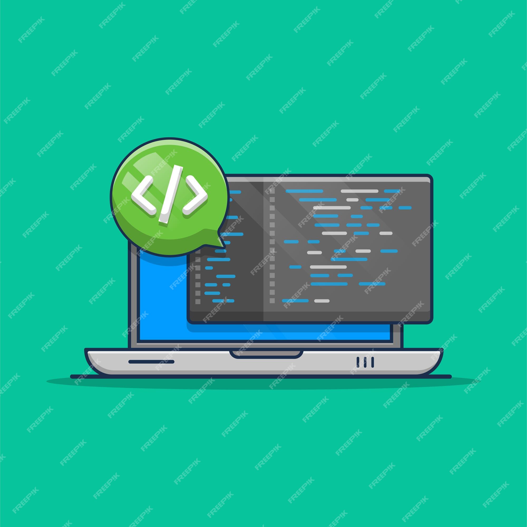 Premium Vector | Software development, programming, coding concept Premium Vector | Software development, programming, coding concept