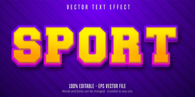 Premium Vector Score Text Sport Style Editable Text Effect