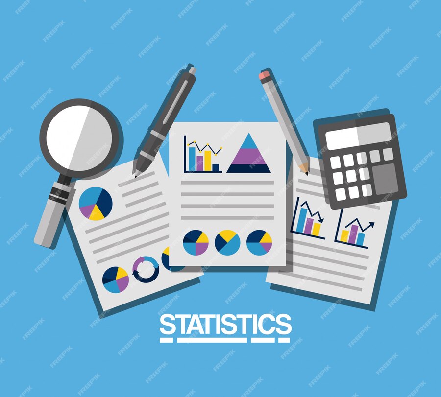 Free Vector | Statistics data business illustration Free Vector | Statistics data business illustration