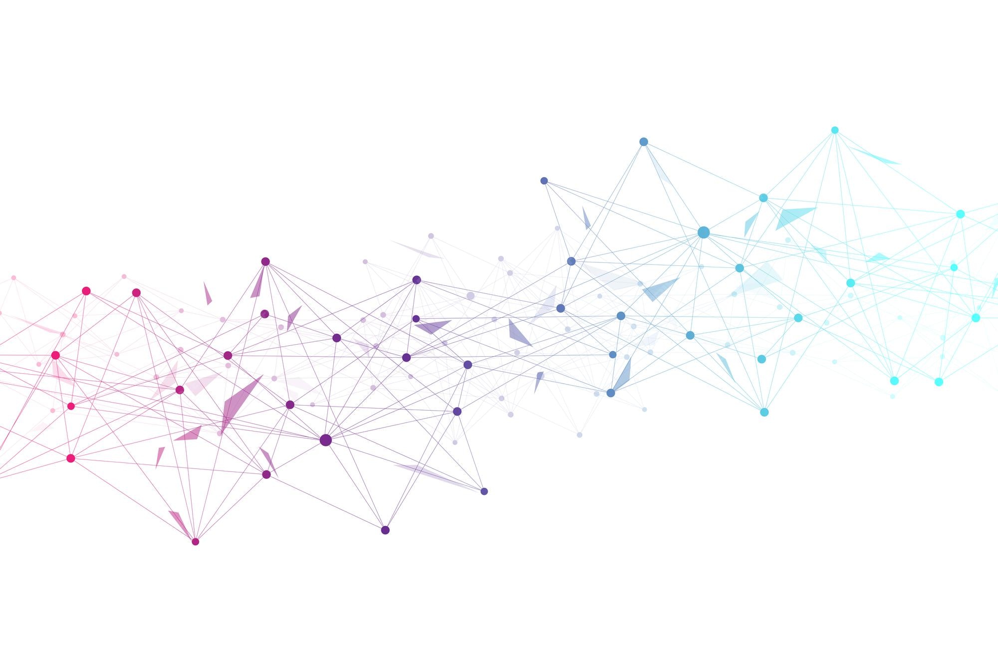 Premium Vector Technology Abstract Background With Connected Line And