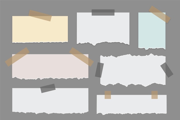 Premium Vector | Torn paper collection Premium Vector | Torn paper collection